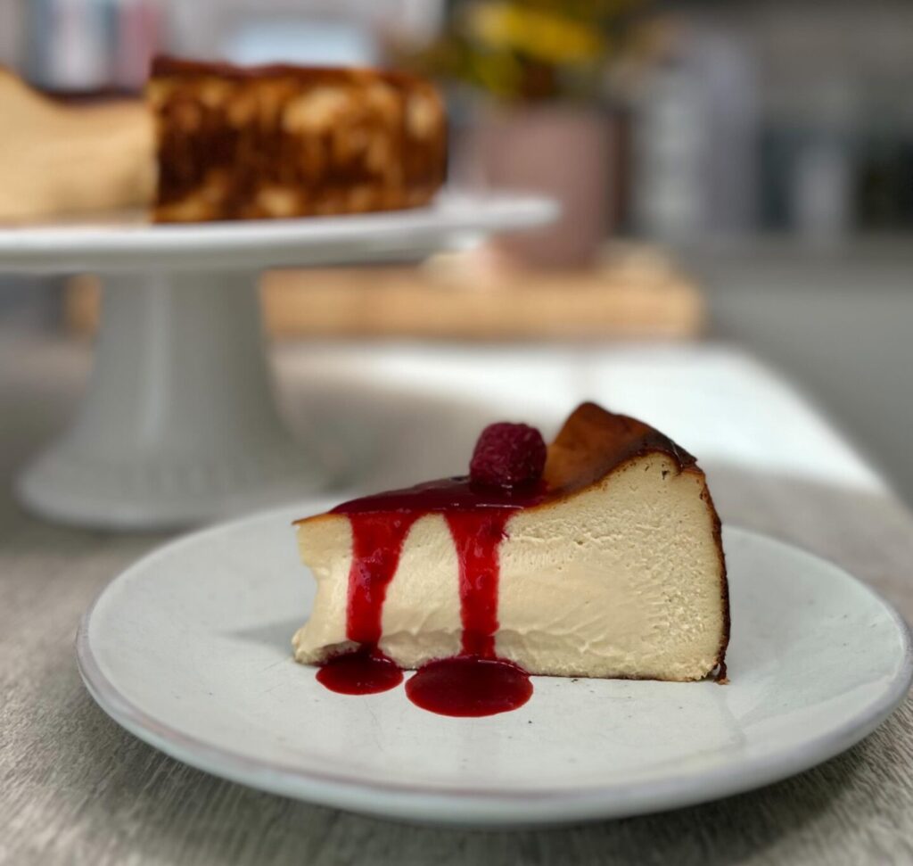 Blonde Chocolate Burnt Basque Cheesecake Recipe - Matty Edgell, Great ...