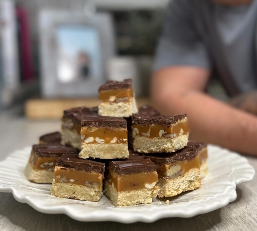 Posh Millionaires Shortbread Recipe - Matty Edgell, Great British Bake ...